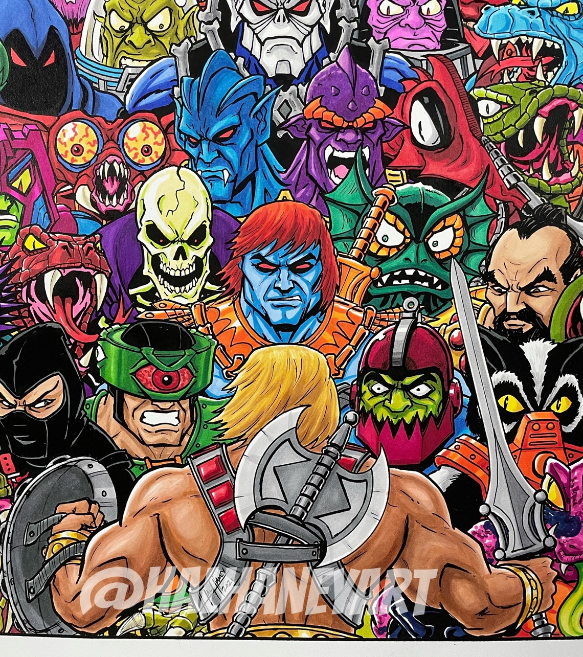 He-man Rogues Gallery 11x17 Fine Art Print - Etsy Australia