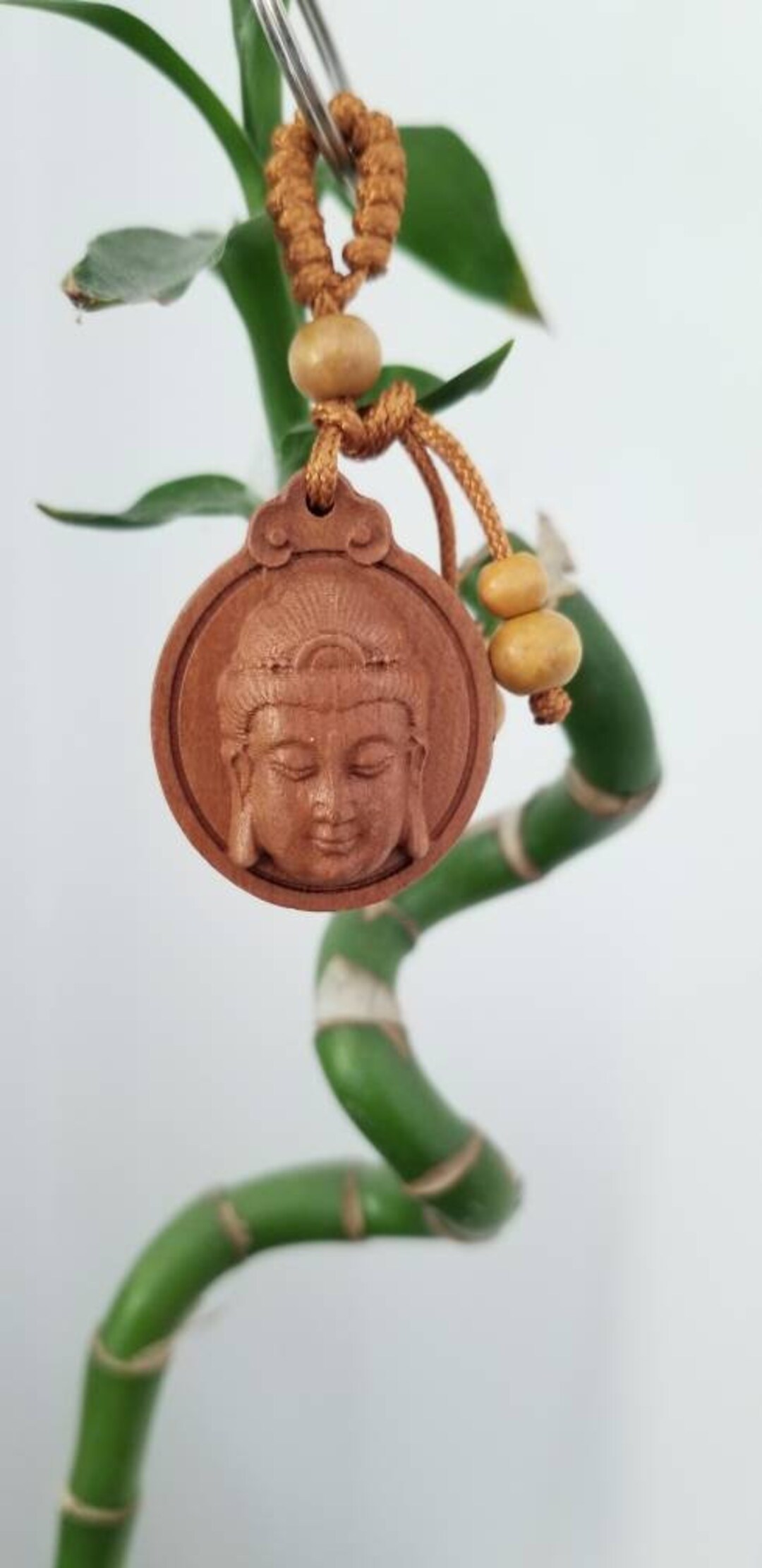 Mahogany Buddha Keyring - Etsy