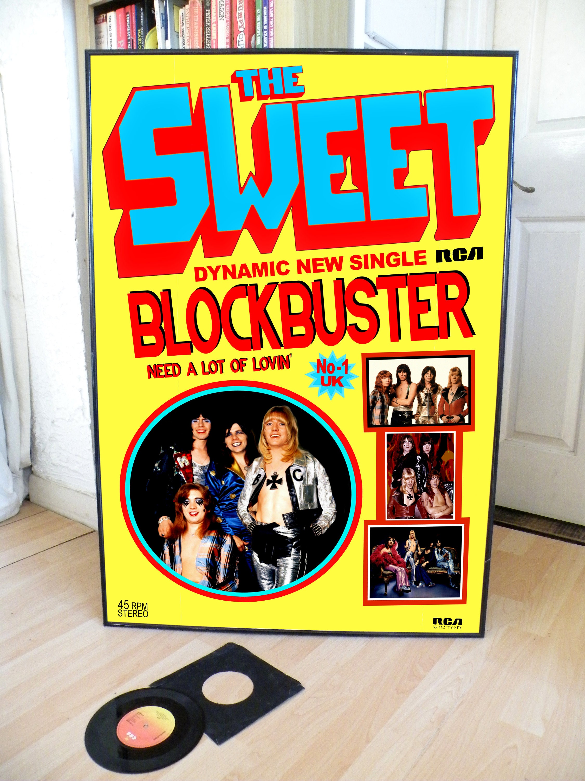 THE SWEET BLOCKBUSTER Promotional Tour Poster,pop,rock,jazz,metal,hip ...