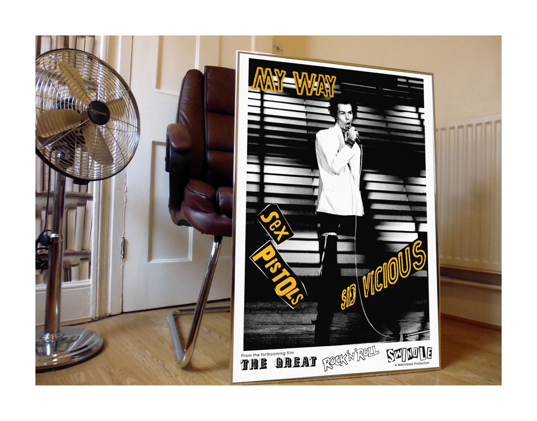 SID VICIOUS My Way Promotional Poster, Garage, Goth, Punk, Rock, Heavy, Easy, Surf, Garage ...
