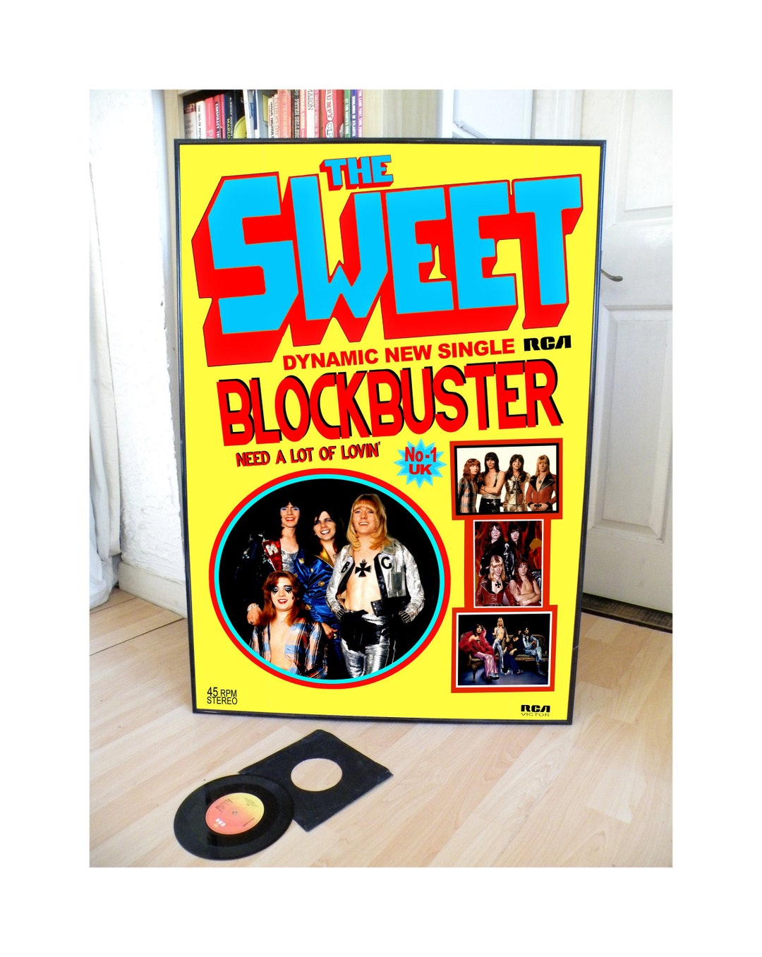 THE SWEET BLOCKBUSTER Promotional Tour Poster,pop,rock,jazz,metal,hip ...