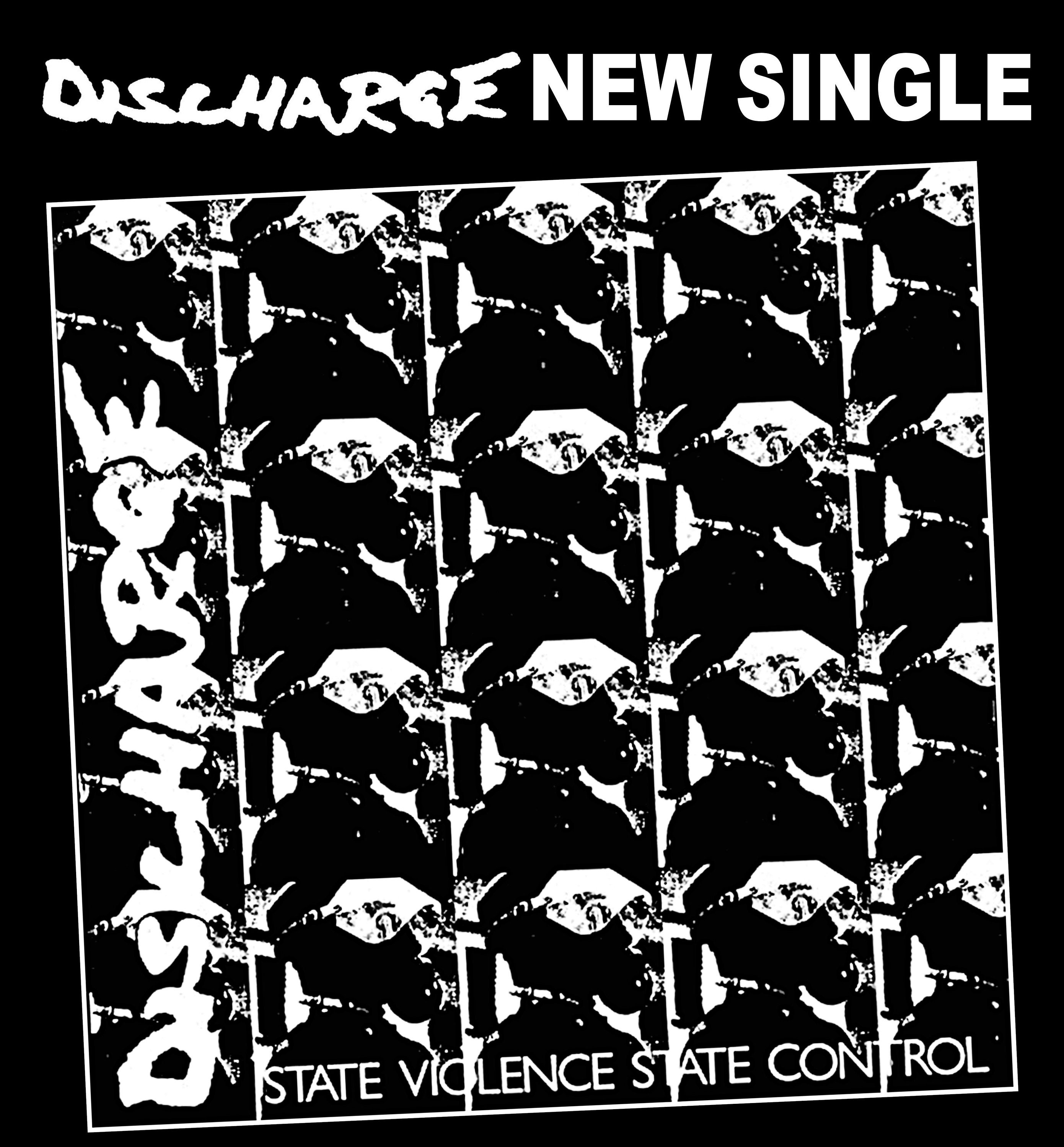 DISCHARGE State Violence State Control Promotional Poster,pop,rock ...