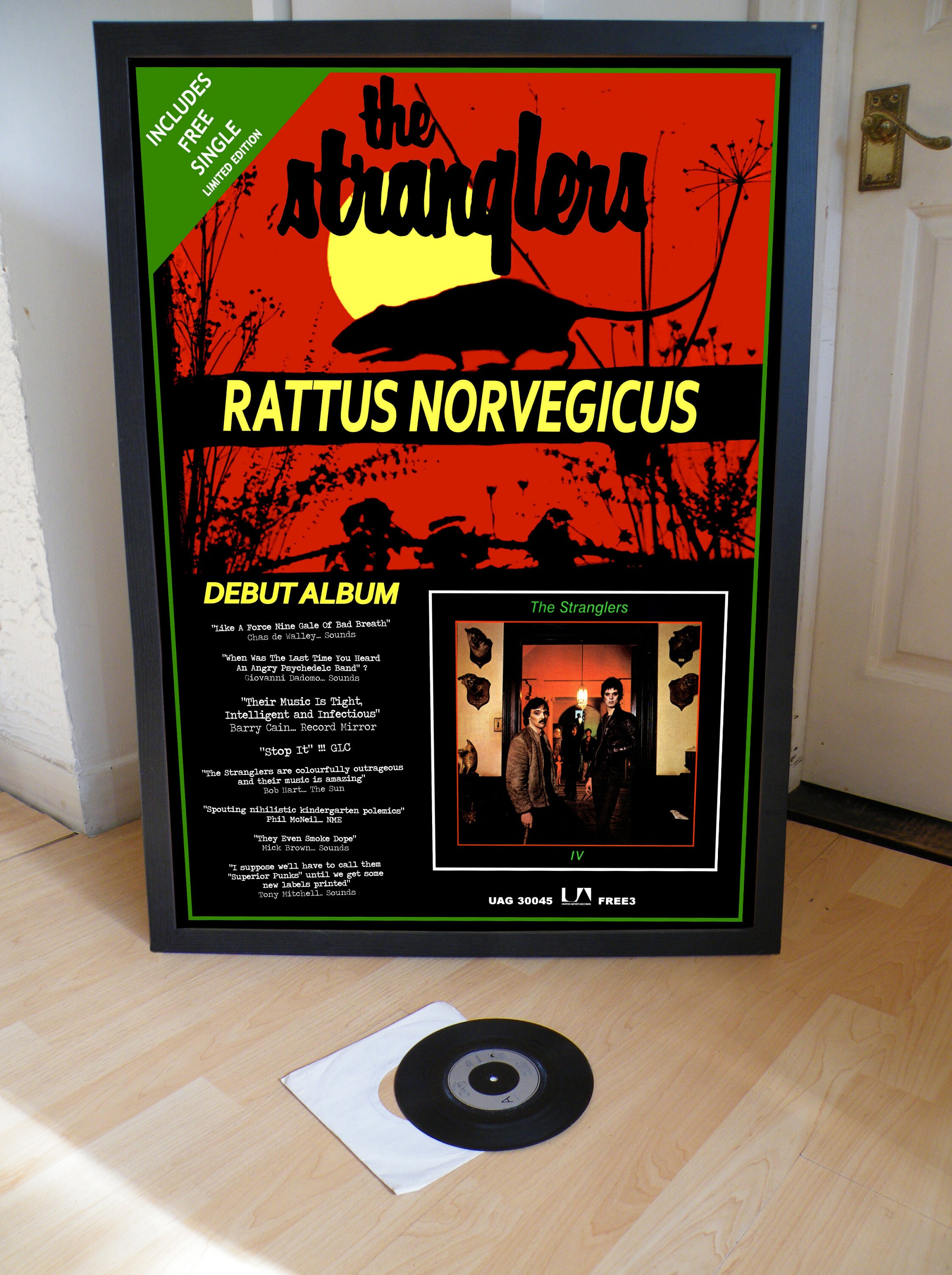 THE STRANGLERS Rattus Norvegicus cartel promocional de la | Etsy