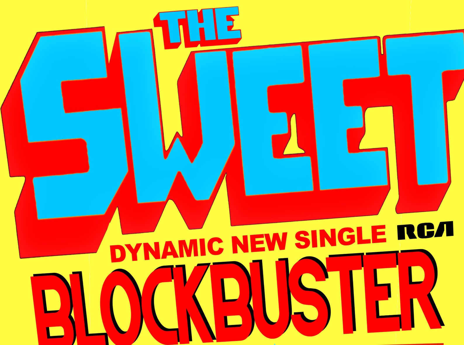 THE SWEET BLOCKBUSTER Promotional Tour Poster,pop,rock,jazz,metal,hip ...