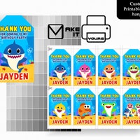 Adopt a Shark Sign & Adoption Certificate Party Printable | Baby Shark ...