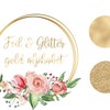 Gold Foil Alphabet, Gold Letters Clipart, Decorative Alphabet, Alphabet ...
