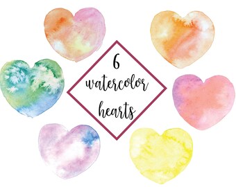 Hand painted heart | Etsy