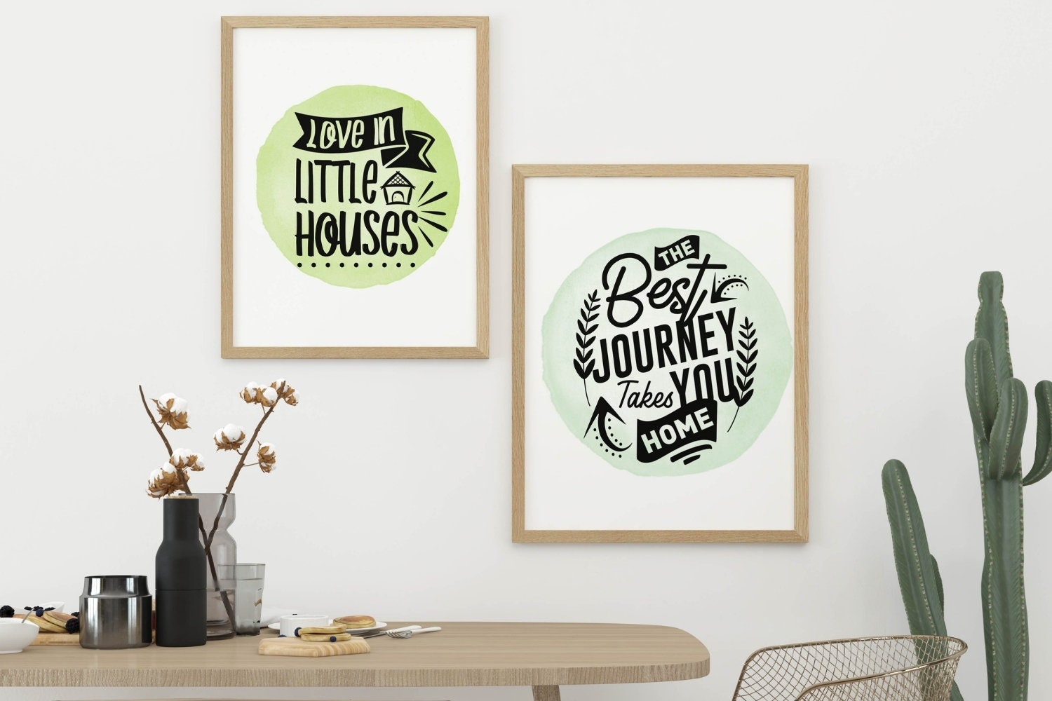 Green Watercolor Circles for Logo, Watercolor Design Elements, Hand ...