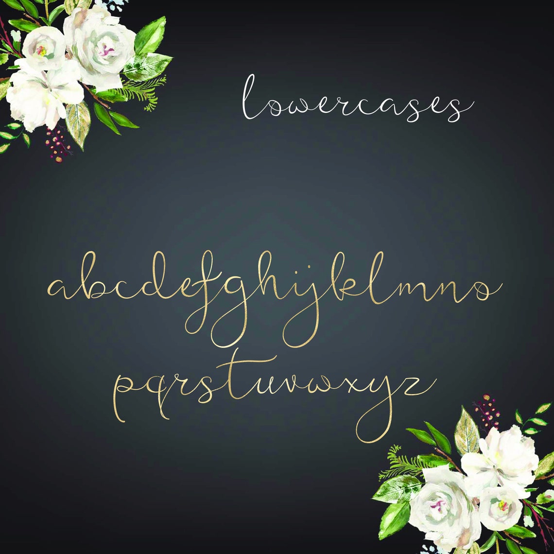 Gold Letters With Hearts Gold Foil Alphabet Gold Letters | Etsy