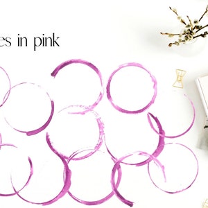 Watercolor Circles for Logo, Red Circles for Logo, Watercolor Design ...