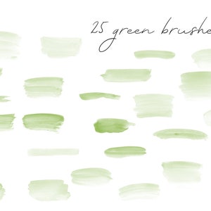 Gold Circles With Green Watercolor Watercolor Circles for - Etsy