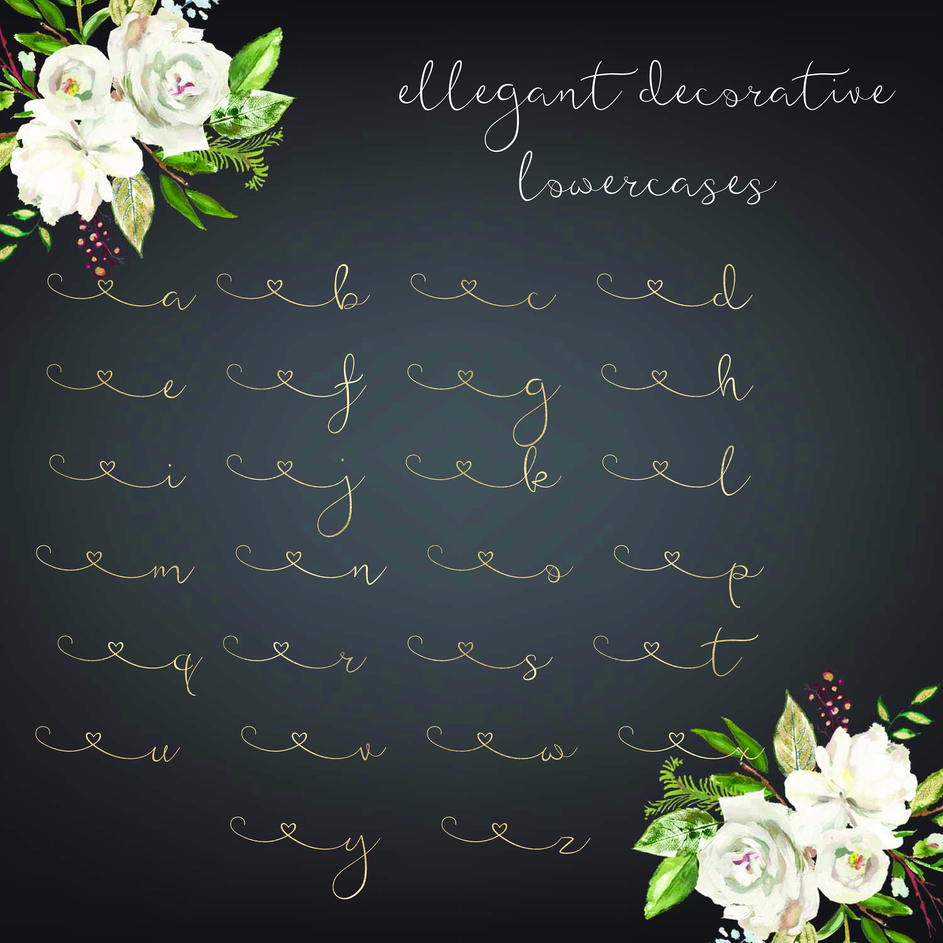 Gold Letters With Hearts, Gold Foil Alphabet, Gold Letters Clipart - Etsy