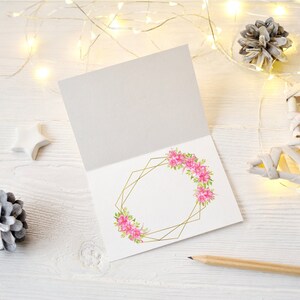 Geometric Gold Frames, Floral Crystal Frames, Wedding Polygonal Frame ...