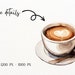 Watercolor Coffee Mugs and Cups Clipart - Etsy