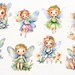 Cute Tooth Fairy Clipart, Nursery Fairy, Wings Fairy - Etsy