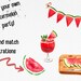 Watermelon Party, Summer Clipart, Watercolor Clipart, Popsicle Clipart ...