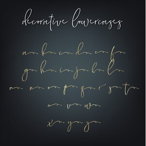 Gold Foil Alphabet, Gold Letters Clipart, Decorative Alphabet - Etsy