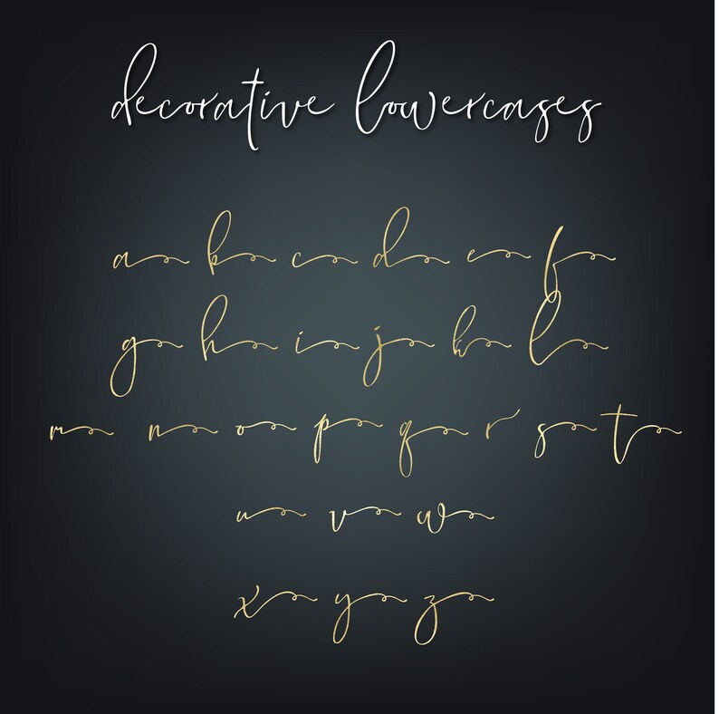 Gold Foil Alphabet Gold Letters Clipart Decorative Alphabet - Etsy