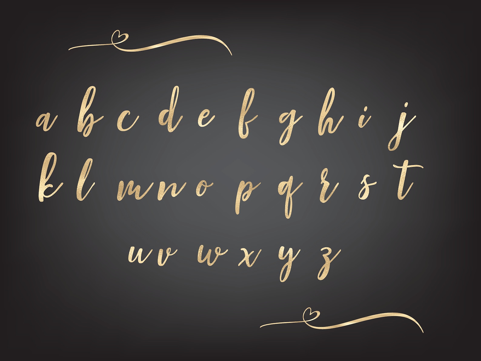 Glitter Alphabet PNG, Calligraphy, Gold Foil Alphabet, Gold Letters ...