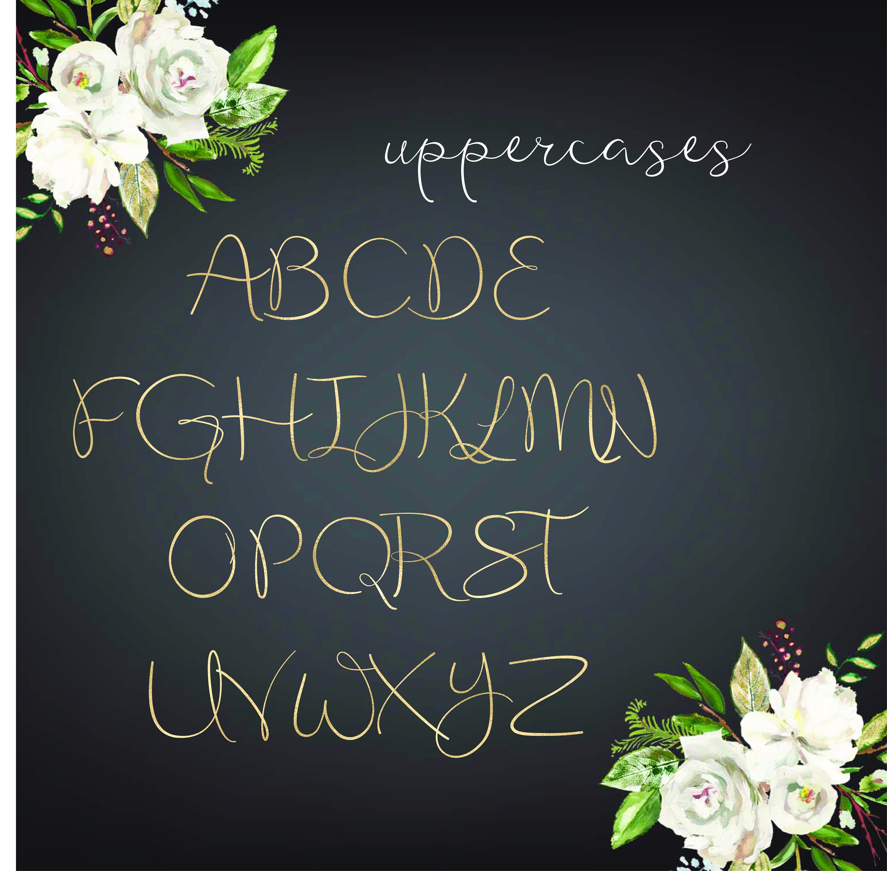 Gold Letters With Hearts, Gold Foil Alphabet, Gold Letters Clipart - Etsy