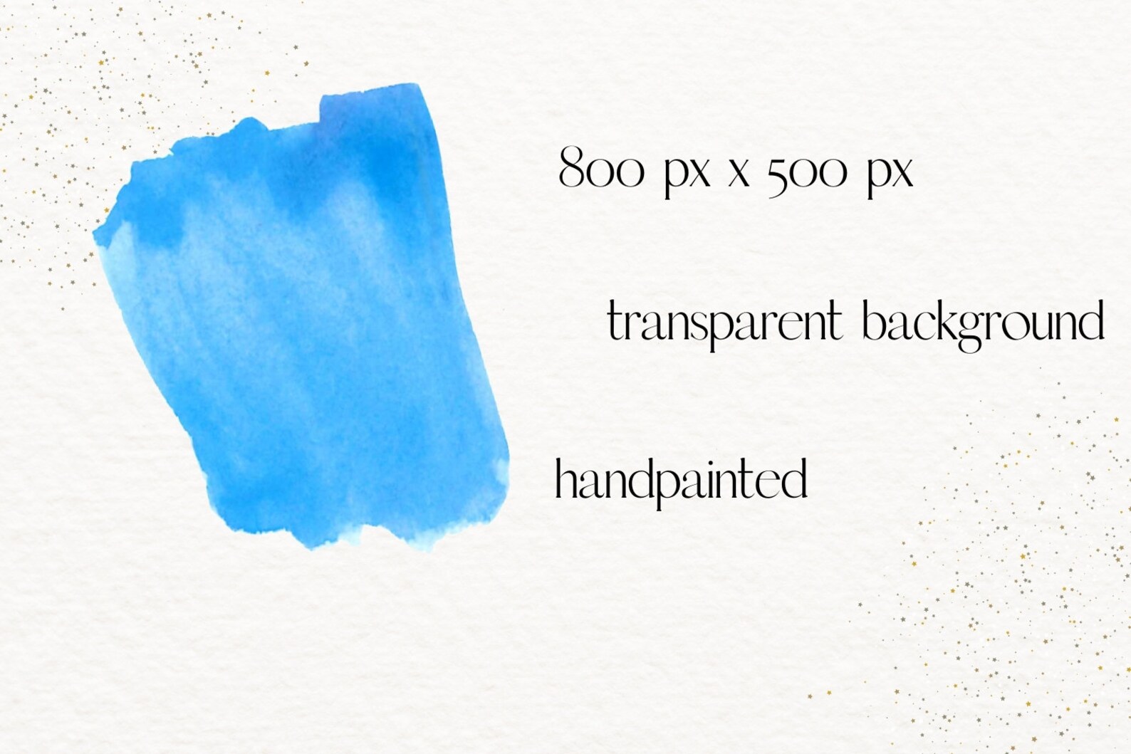 Blue Watercolor Splash Clipart, Light Blue Watercolor Brush Strokes ...