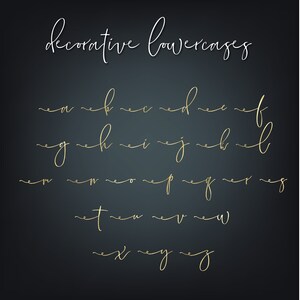 Gold Foil Alphabet, Gold Letters Clipart, Decorative Alphabet - Etsy