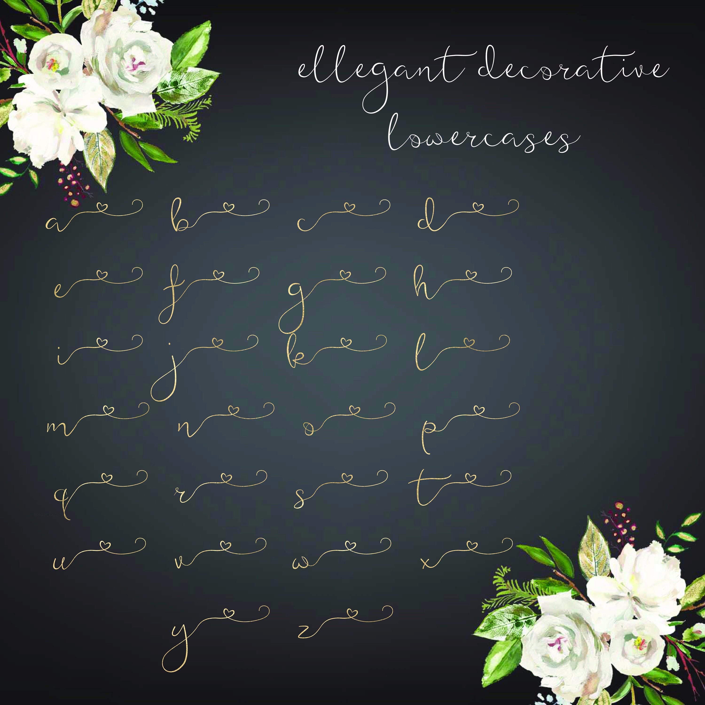 Gold Letters With Hearts, Gold Foil Alphabet, Gold Letters Clipart - Etsy