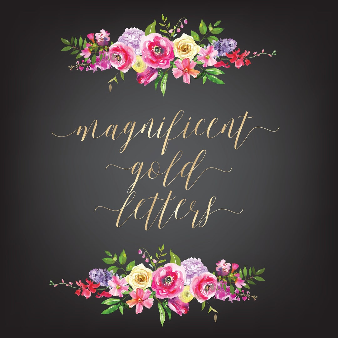 Glitter Alphabet PNG, Gold Foil Alphabet, Gold Letters Clipart ...