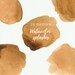 Brown Watercolor Splash Clipart, Brown Watercolor Brush Strokes ...