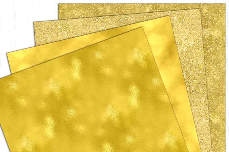 Luxury Gold Paper Real Gold Paper Glam Gold Textures - Etsy