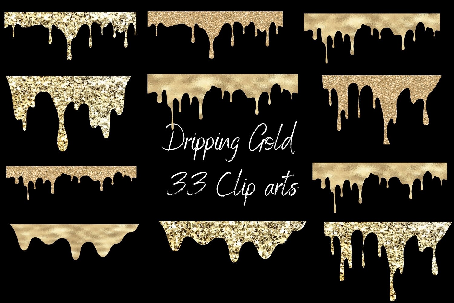 Dripping Frosting Clipart