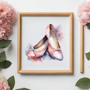 Watercolor Shoes Clipart: Floral Sneakers, Wedding Shoes (PNG Files) - Etsy