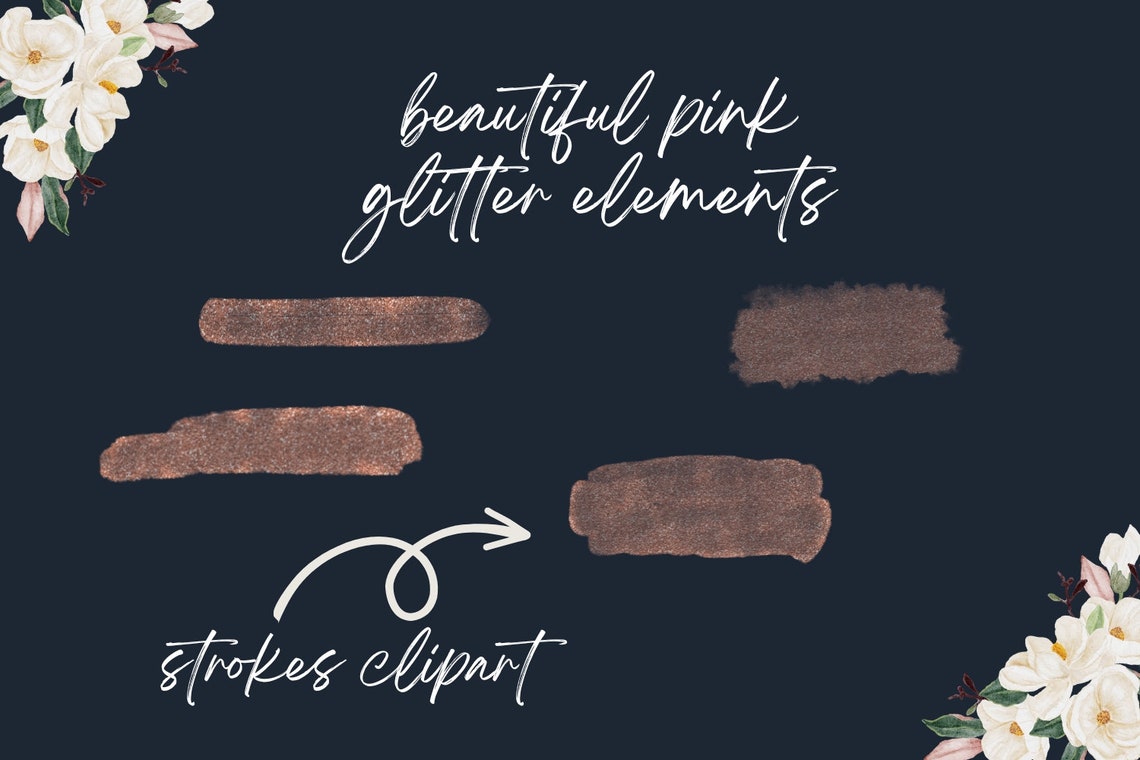 Pink Strokes, Circles and Backgrounds, Girls Boss Logo Strokes - Etsy