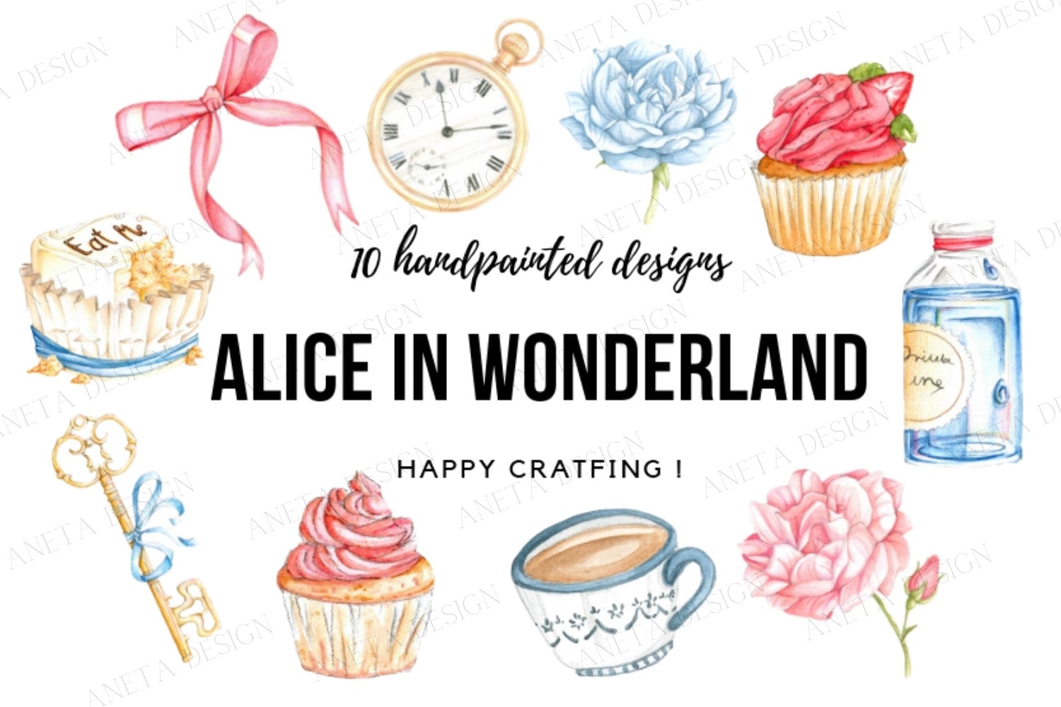 Alice In Wonderland Eat Me Cake Drawing Alice In Wonderland Edible