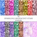 16 Iridescent Glitters Digital Paper Colorful Star Digital - Etsy