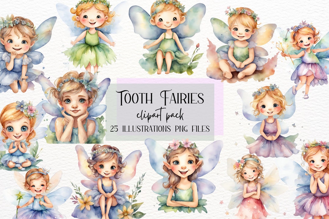 Cute Tooth Fairy Clipart, Nursery Fairy, Wings Fairy, Tooth Fairy ...