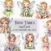 Cute Tooth Fairy Clipart, Nursery Fairy, Wings Fairy - Etsy