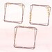 Burgundy and Gold Flowers Minimal Geometric Frames, Gold Frames Clipart ...
