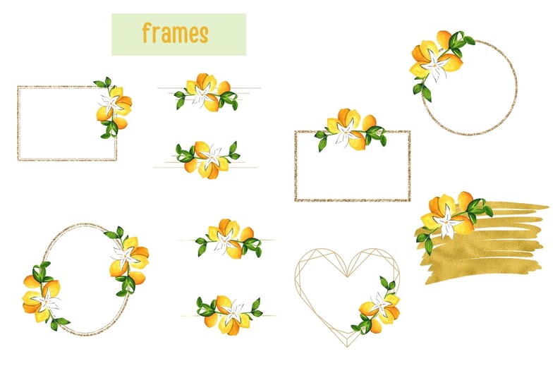 Lemonade Stand Summer Clipart Lemon Wall Art - Etsy