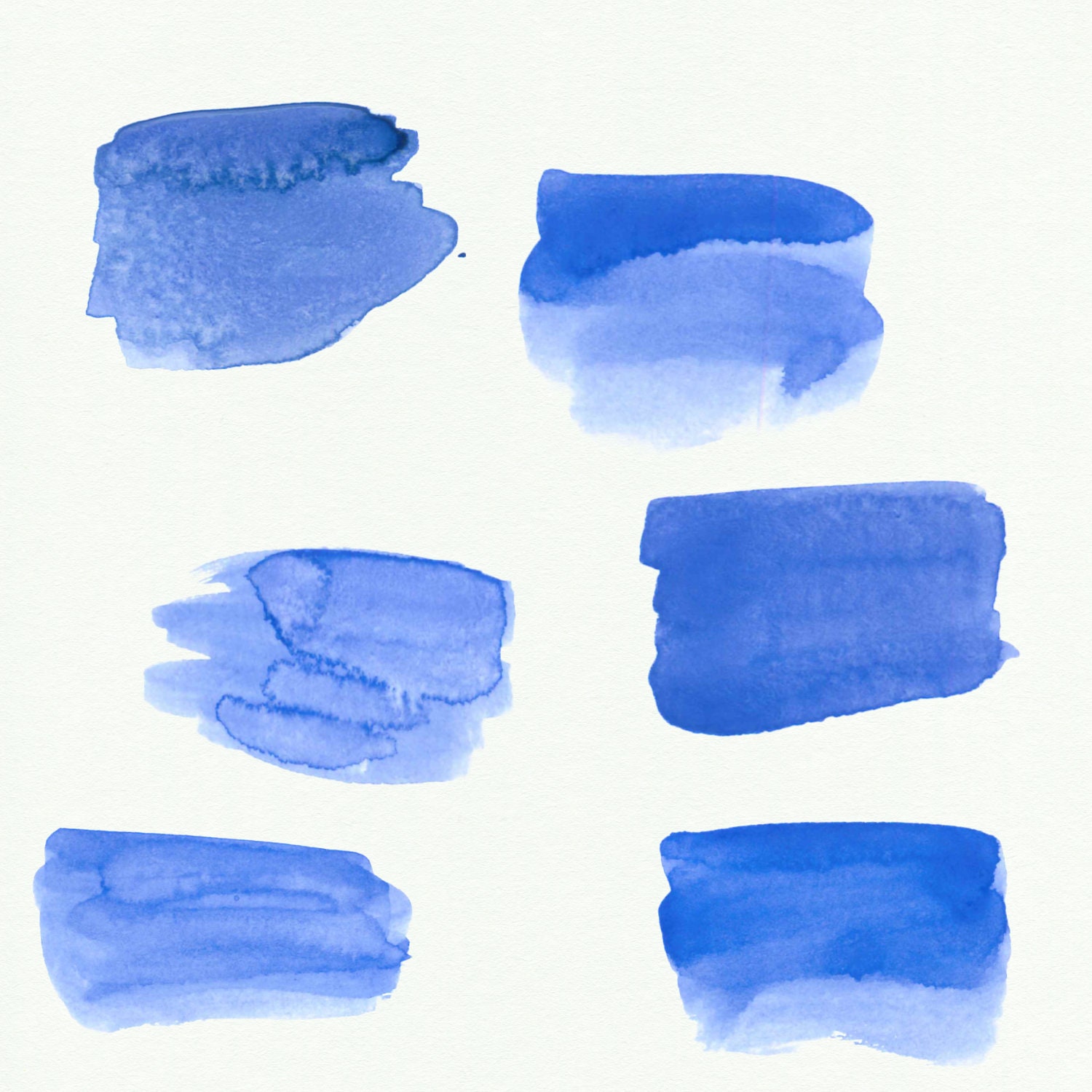 34 Blue Watercolor splash cliparts Light Blue watercolor | Etsy