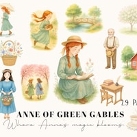 Anne of Green Gables PNG Clipart | Room Décor | Anne Shirley Clipart ...