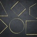 Modern Gold Polygonal Frame Clipart, Gold Glitter Frames - Etsy