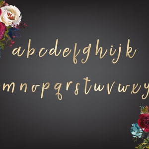 Gold Foil Alphabet, Gold Letters Clipart, Decorative Alphabet - Etsy