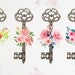 Watercolor Keys, Boho Keys Illustrations, Old Key Clipart, Antique Keys ...