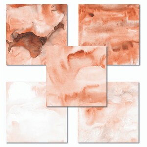 20 Brown Digital Papers Watercolor Brown Textures Brown - Etsy