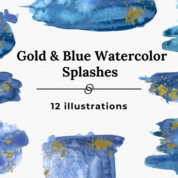 Watercolor Splash - Etsy