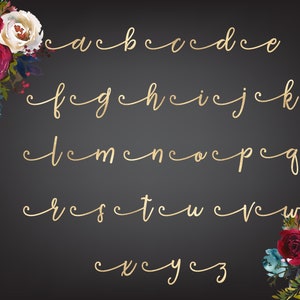 Gold Foil Alphabet, Gold Letters Clipart, Decorative Alphabet - Etsy
