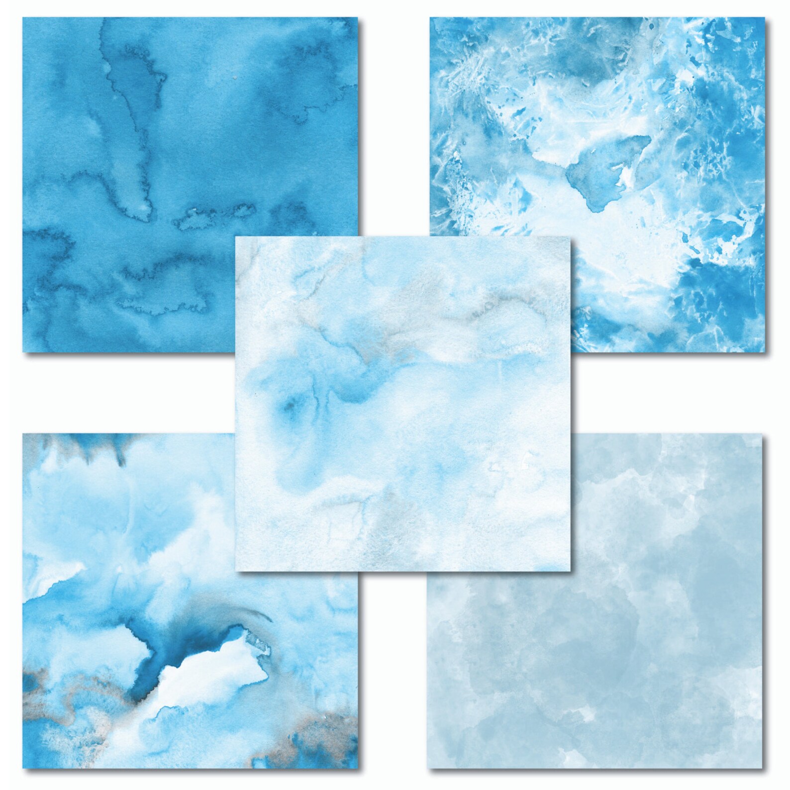 Watercolor Blue Background Blue Watercolor Paper Hand - Etsy