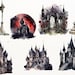 Watercolor Gothic Vampire Clipart, Victorian Vampire, Halloween Clipart ...