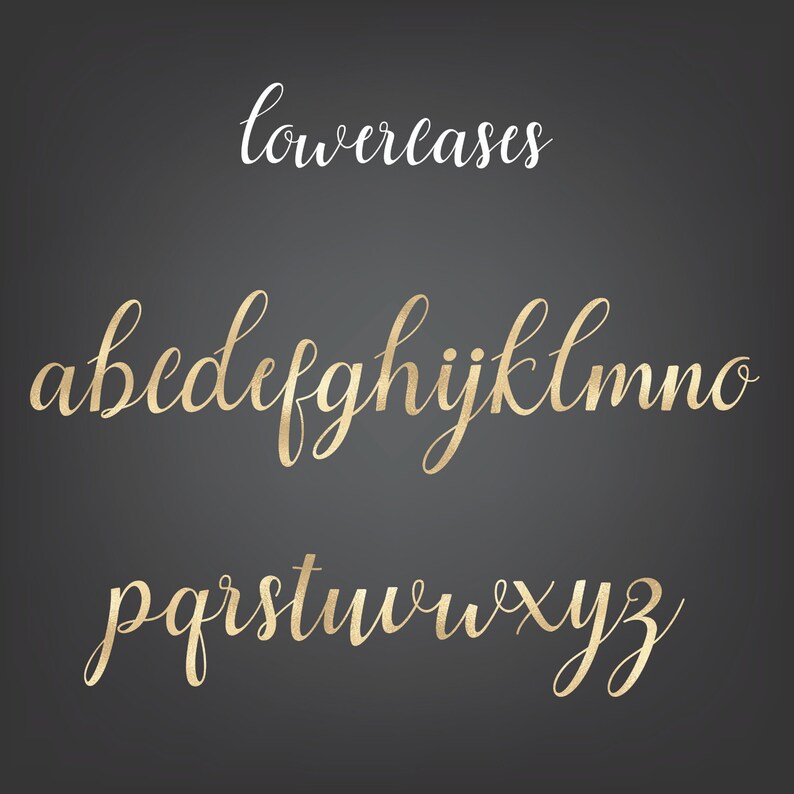 Gold Foil Alphabet PNG, Glitter Letters Clipart (digital Download) - Etsy